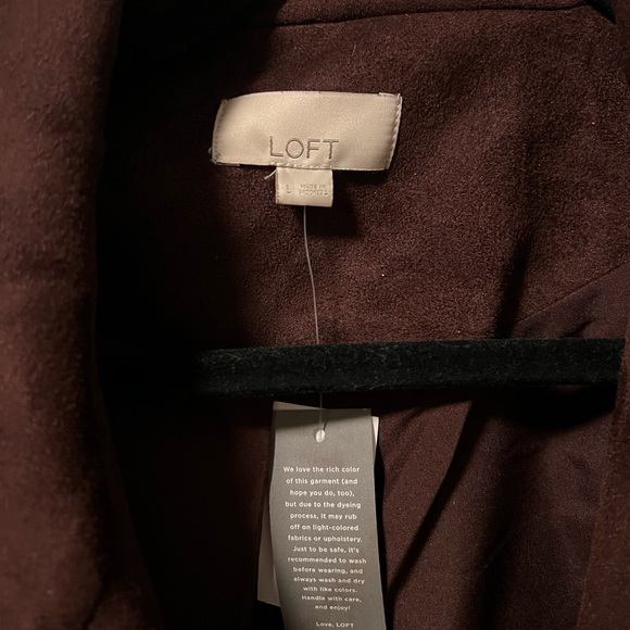 LOFT | Jackets & Coats | Nwt Loft Faux Suede Moto Jacket | Poshmark
